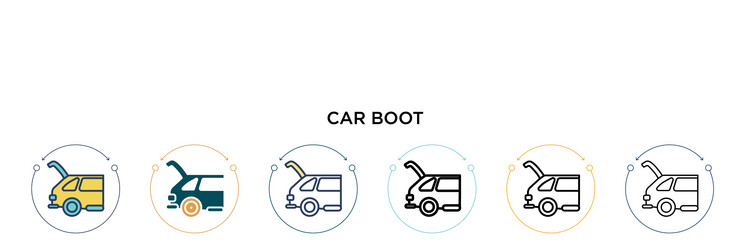 Car Boot Open Vector Images (over 120)