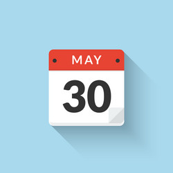 Calendar icon with month time symbol flat agenda Vector Image