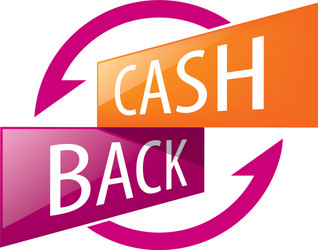 Cash back sign Royalty Free Vector Image - VectorStock