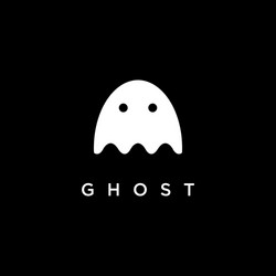 White ghost icon Royalty Free Vector Image - VectorStock