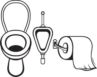 Toilet paper icon cartoon Royalty Free Vector Image