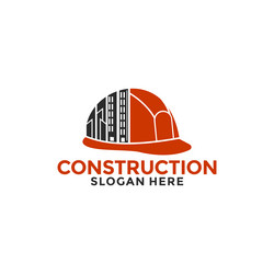 Building logo construction working industry Vector Image