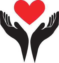 Care hand graphic design template isolated Vector Image