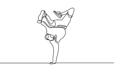 Single continuous line drawing beautiful fresh Vector Image