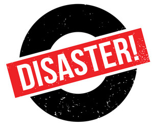 Disaster rubber stamp Royalty Free Vector Image