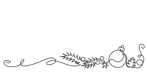 One Line Drawing Christmas Vector Images (over 2,400)