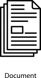 Official documents Royalty Free Vector Image - VectorStock