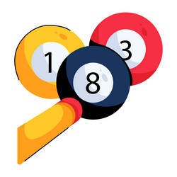 Billiard rack Royalty Free Vector Image - VectorStock