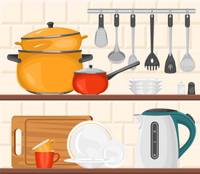 Kitchen Royalty Free Vector Image - VectorStock