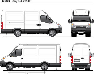 Iveco Daily Van Vector Images (45)
