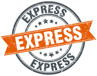 Express delivery grunge rubber stamp Royalty Free Vector