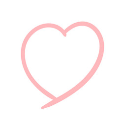 Valentine love heart claws scratch Royalty Free Vector Image