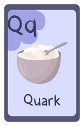 Letter Q Flash Card Vector Images (87)