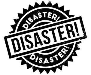 Disaster rubber stamp Royalty Free Vector Image