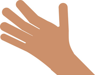 Open hand icon Royalty Free Vector Image - VectorStock