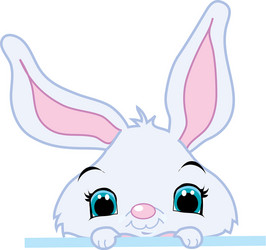 Bunny Peeking Vector Images (over 170)