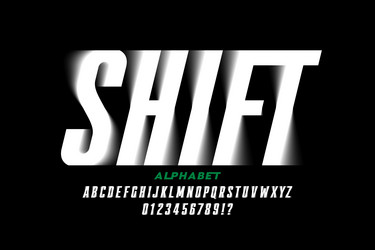 Splitted Font Vector Images (over 3,600)