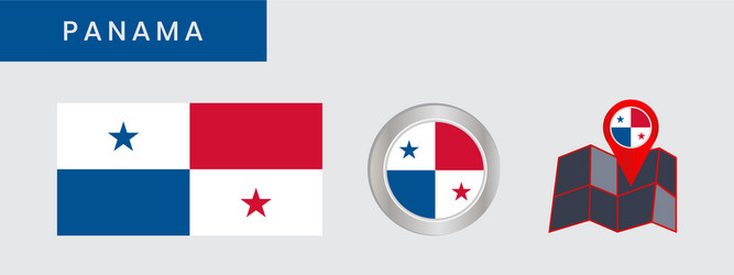 Panama Round Flag Vector Images (over 110)