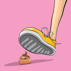 Stepping in Poo Vector Images (43)