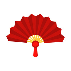Chinese fan design Royalty Free Vector Image - VectorStock