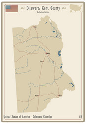 Delaware County Map Vector Images (over 210)