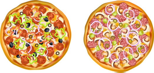 Set of colorful italian elements symbols of italy Vector Image