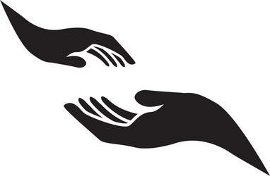 Care hand graphic design template isolated Vector Image