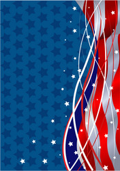 Patriotic background Royalty Free Vector Image