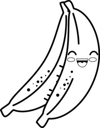 Fruit Uncolored Food Vector Images (over 120)