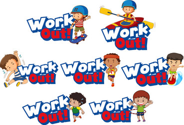 Work Out Vector Images (over 12,000)