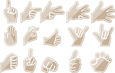 Cartoon Click Hand Pointer Vector Images (over 910)