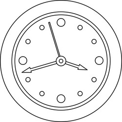 Clock Outline Vector Images (over 99,000)