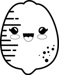 Fruit Uncolored Vector Images (over 140)