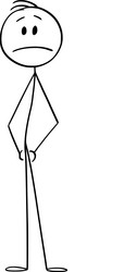 Sad Stickman Unhappy Vector Images (over 250)