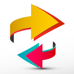 Two Way Curved Arrow Vector Images (over 540)