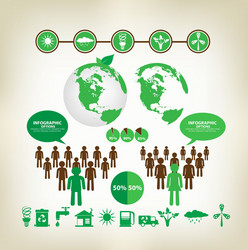 Earth resources isometric infographics Royalty Free Vector