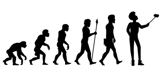 Human Ancestry & Evolution Royalty Free Vector Image