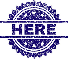 Click here stamp Royalty Free Vector Image - VectorStock