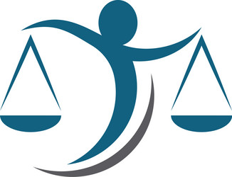 Lawyer legal law firm logo design Royalty Free Vector Image