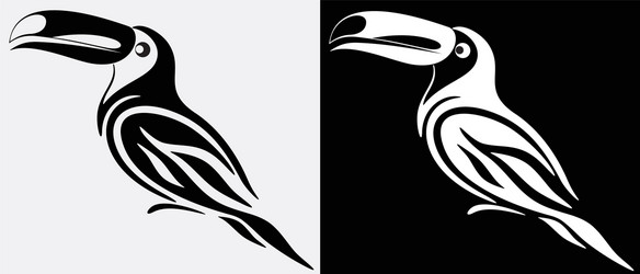 Toucan head Royalty Free Vector Image - VectorStock