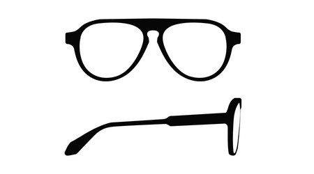 Eyeglasses Side View Vector Images (over 140)