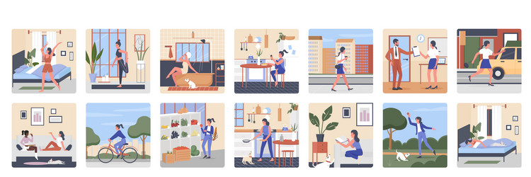 Everyday Life Vector Images (over 3,900)