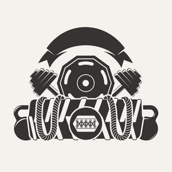 Cross training logo Royalty Free Vector Image - VectorStock