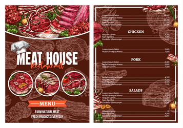 Beef Brochure Vector Images (over 670)