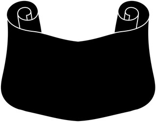 Old paper title scroll Royalty Free Vector Image