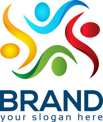 Community people concept icon people together Vector Image