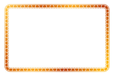 Simple gold golden basic shape frame Royalty Free Vector