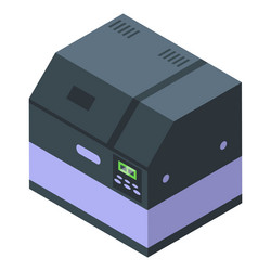 Breadmaker icon isometric food machine Royalty Free Vector