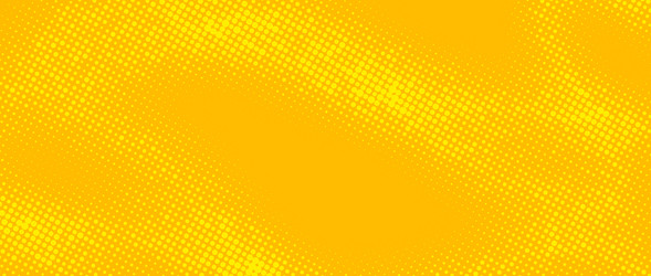 Yellow halftone background retro comic grain Vector Image