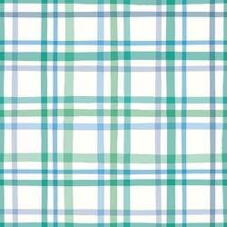 Check pattern in green seamless repeat Royalty Free Vector